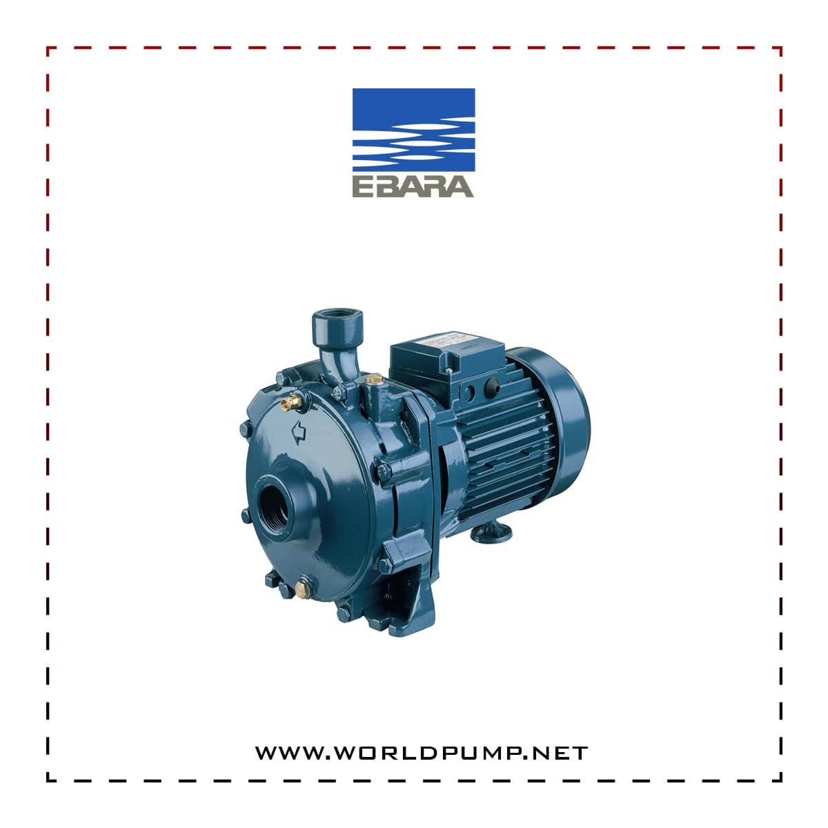 Cast iron CDA dual impeller centrifugal pump - world pump store