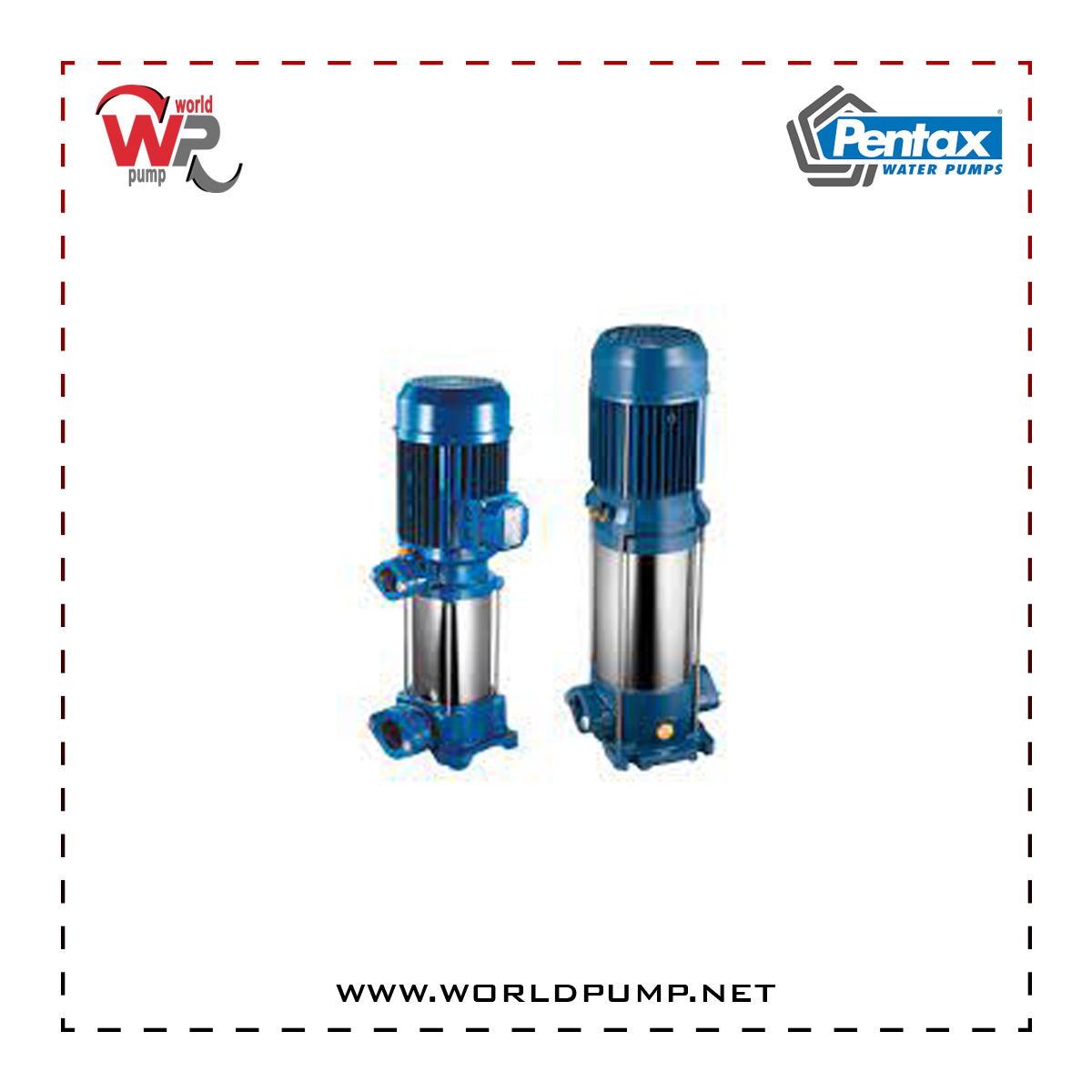 ULTRA 9V/9L Pentax vertical stainless steel pump - world pump store