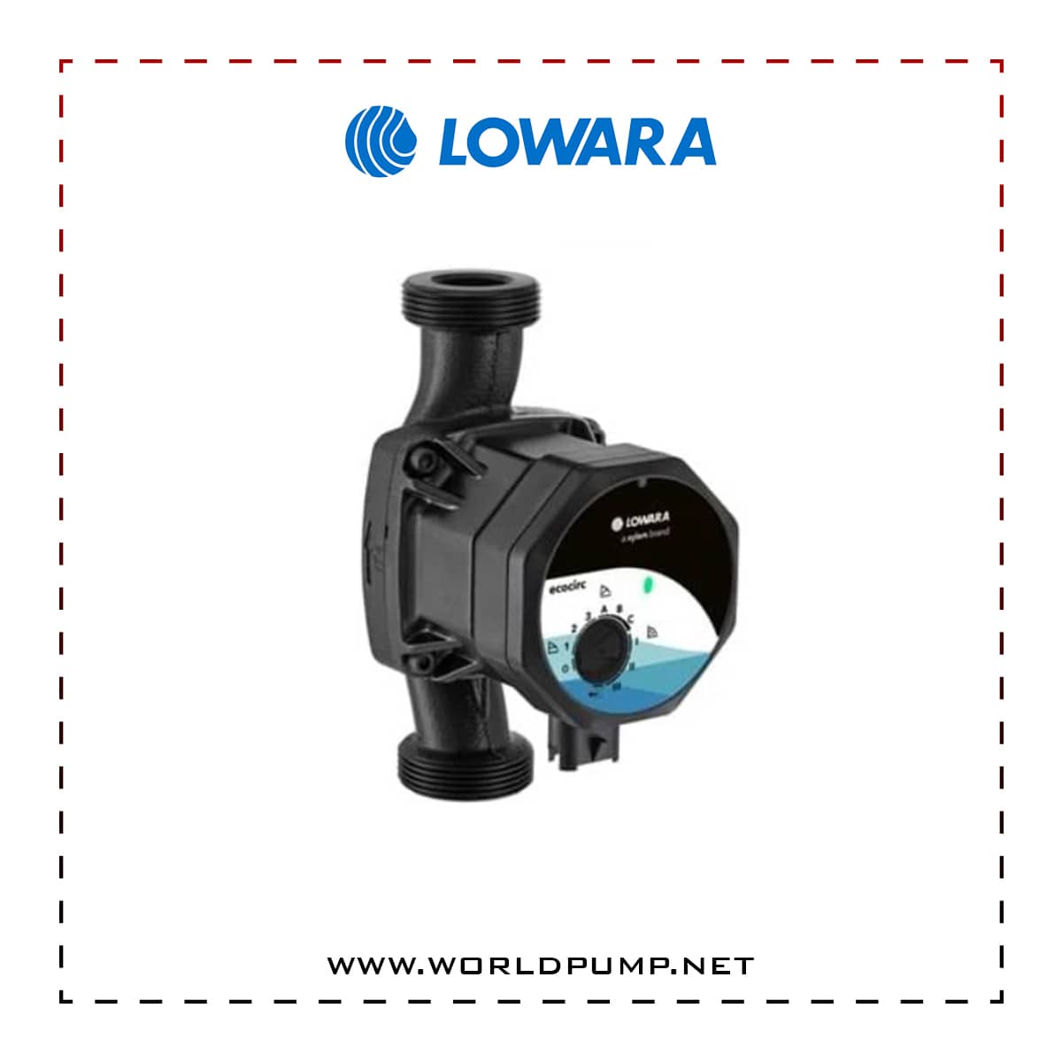 Ecocirc Lowara High Efficiency Hot Water Circulators - world pump store